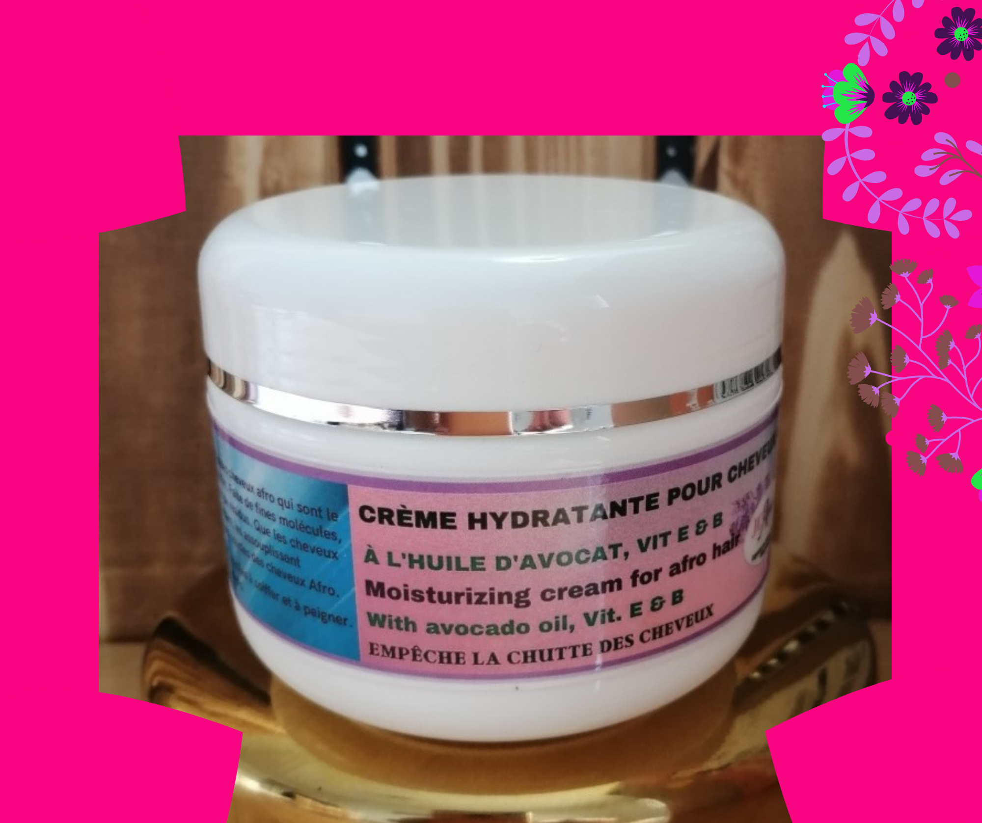 Crème Hydratante pour Cheveux Afro/Crépus/Frisés/bouclés | JC Afro Krem ...